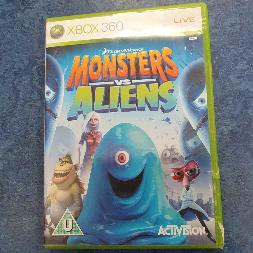 Pre-owned Microsoft Xbox 360 Xbox 360 Game Monsters VS Alien - Own4Less